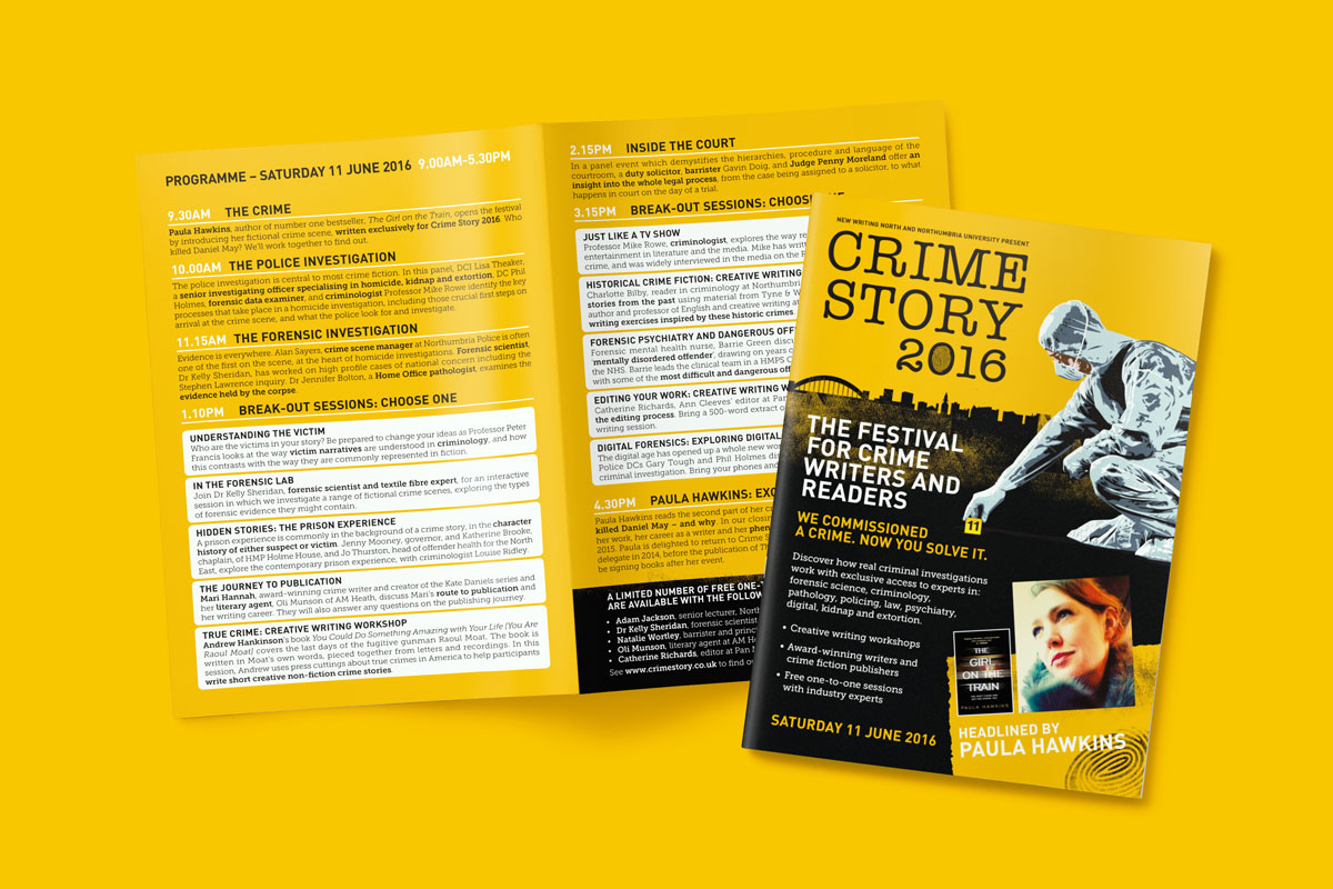 Crime Story festival – Identity and print design campaign - Graphic ...
