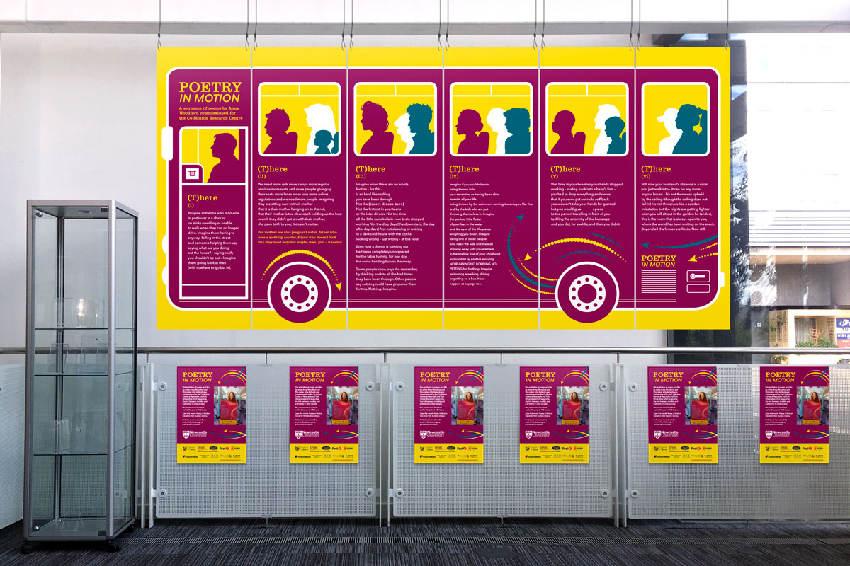 Poetry in Motion – poster and exhibition design - Graphic designer for ...