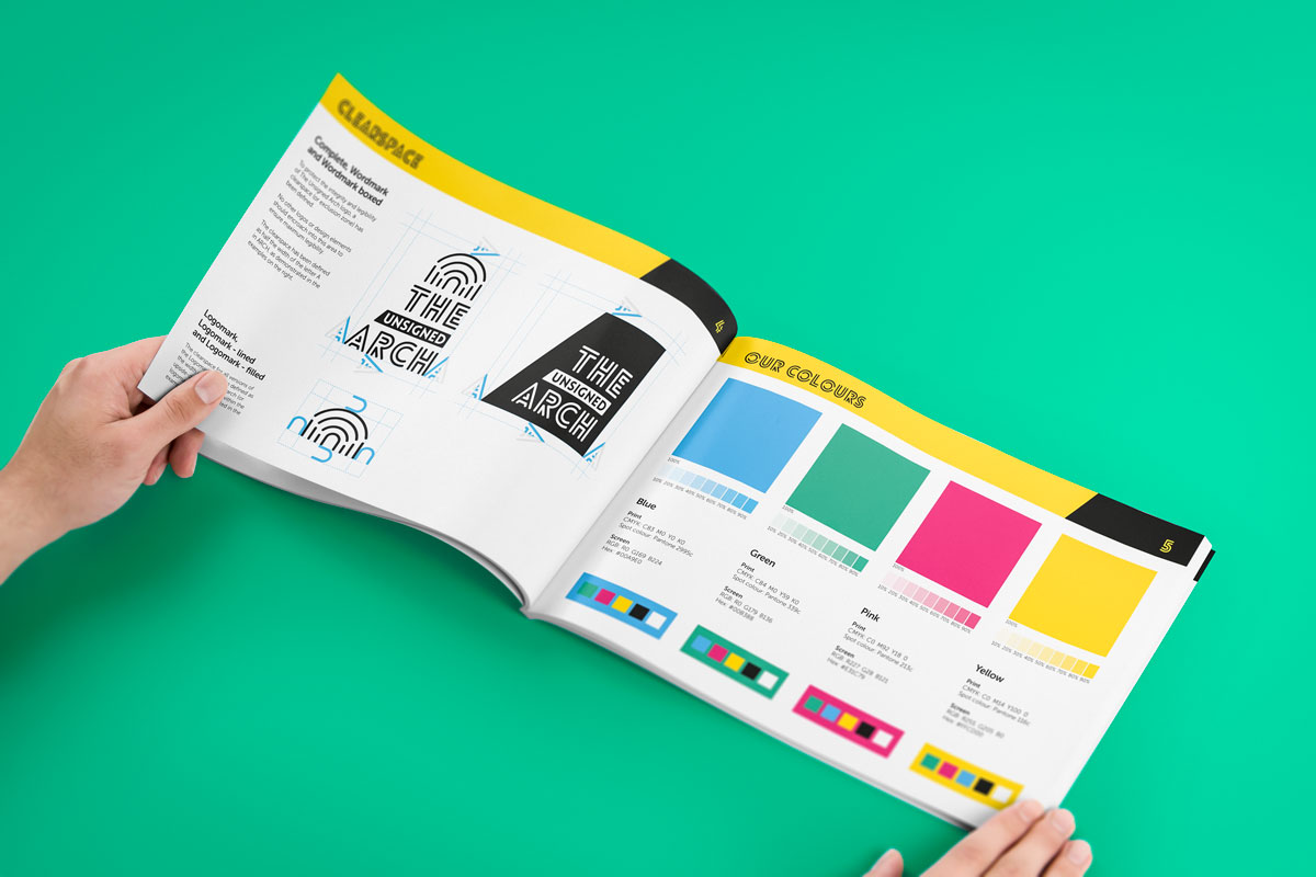 The Unsigned Arch logo and identity design - Graphic designer for Film ...