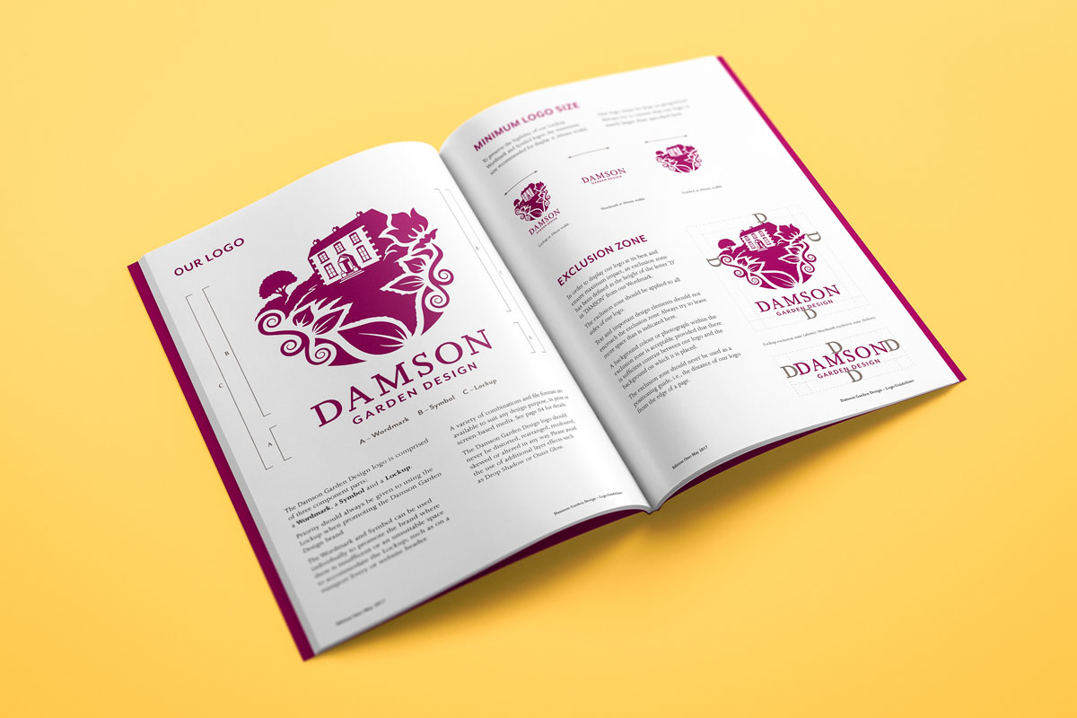 Damson Garden Design logo and branding design - Graphic designer for ...